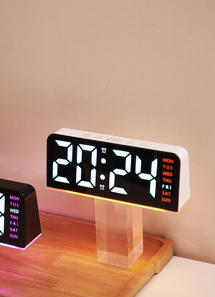 Multi-functional Digital Alarm Clock Reloj LED Digital Desk Clock ...
